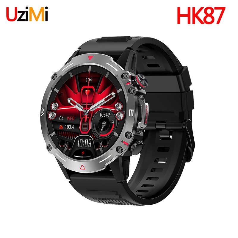 HK87 Smart Watch AMOLED 1.43 Inch Men Smartwatch Wireless Charging ...