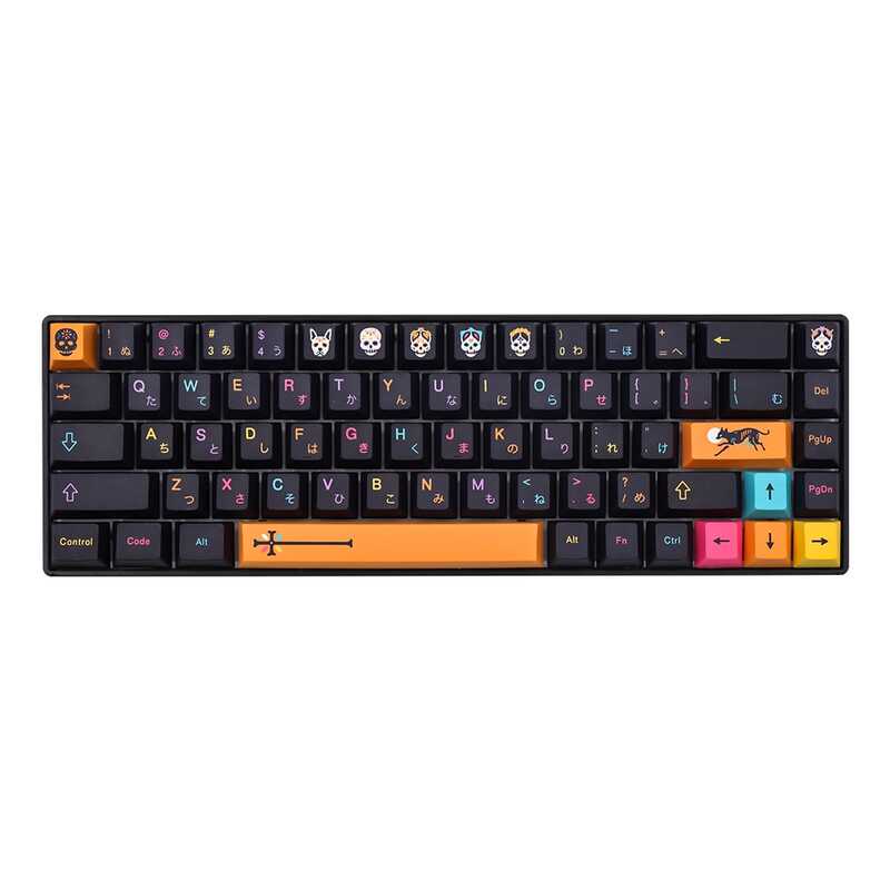G Mictl án Clone Black Keycap Mictlan Keycap Set Cherry Profile PBT ...