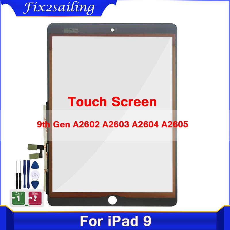 New 10.2" Touch Panel For Ipad 9 9Th A2602 A2603 A2604 A2605 2021 Gen Touch Screen Digitizer ...