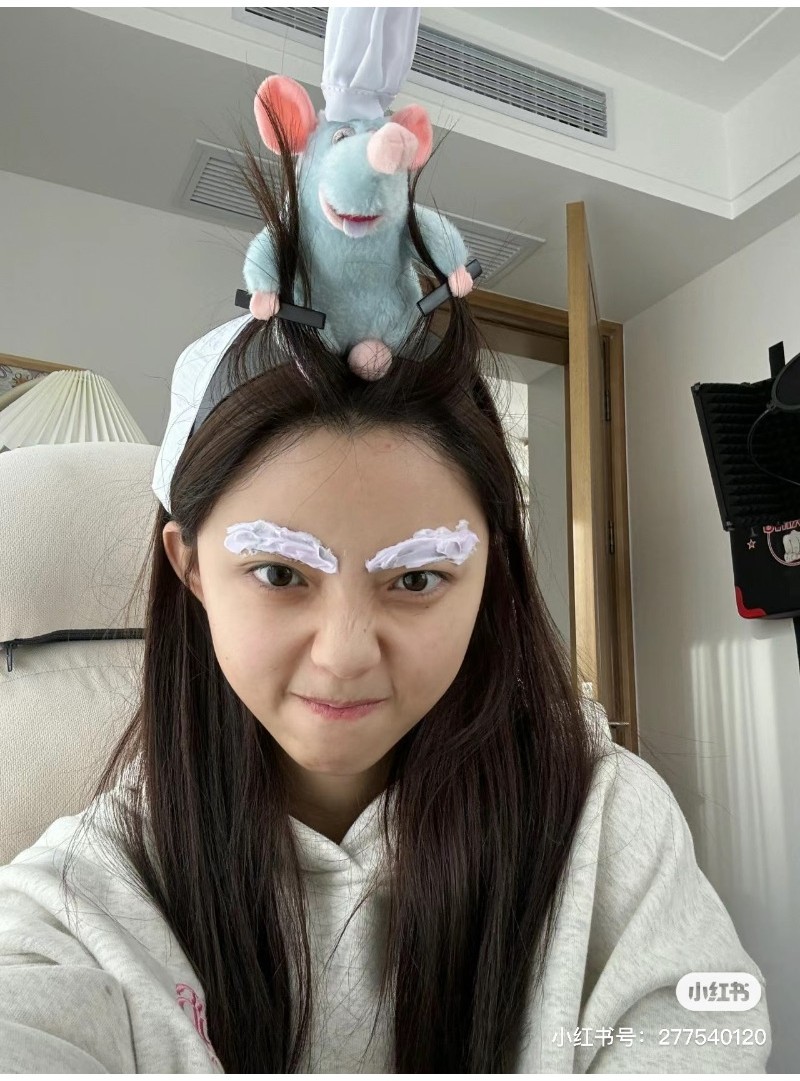 Xiao Junya's Same Ratatouille Doll Hairpin, Face Wash and Makeup ...