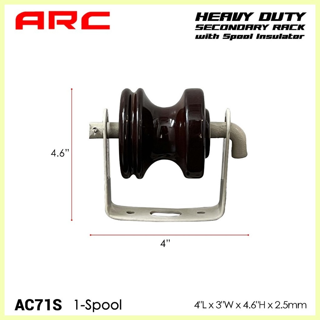 HAMMER Electrical Secondary Rack with Porcelain Spool Insulator 2/3 ...