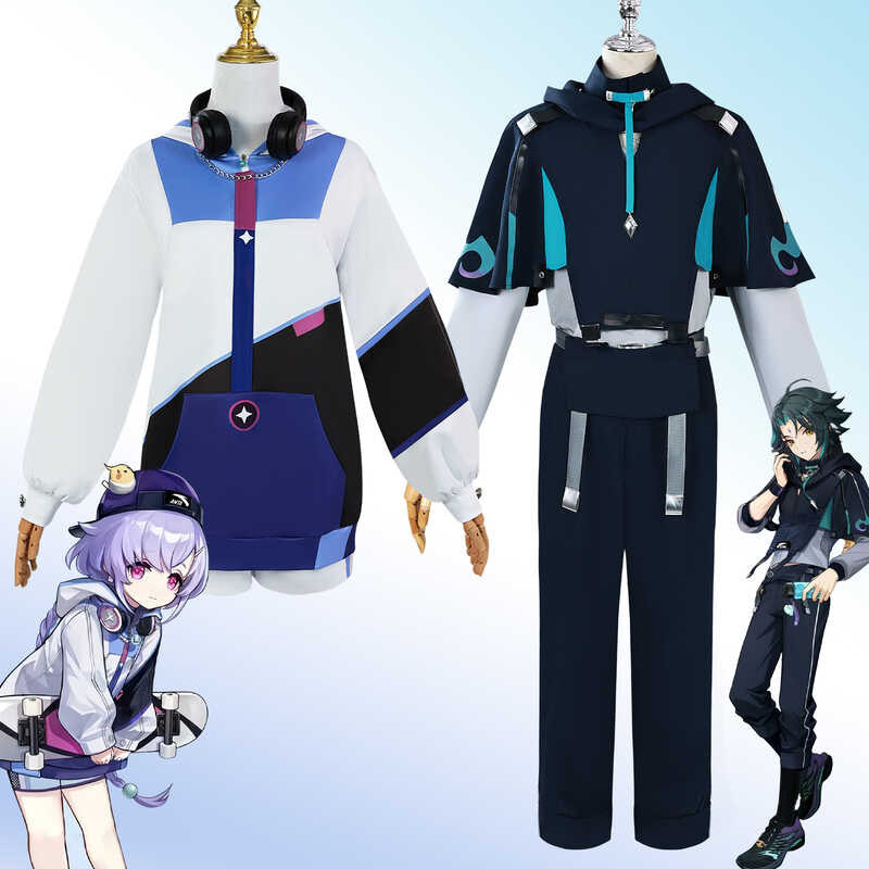 A full set of anime animation costumes for 77 cos costumes, Genshin ...