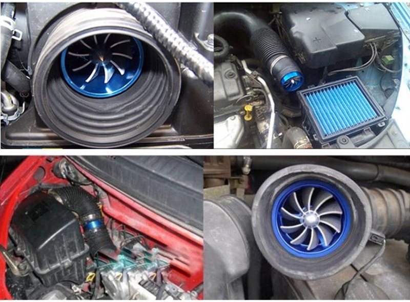 Super Spiral Turbo Jet Ventilator Twin Fan 2.5 Inch Turbo Charger Jet ...