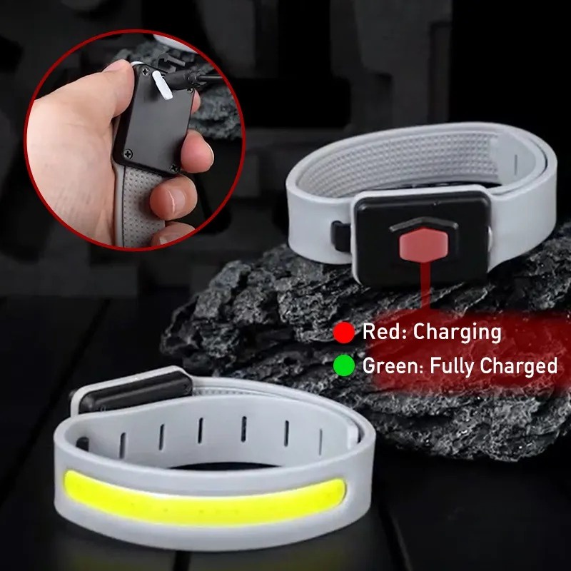 COB Ultra Light Jogging Light / Outdoor Sports Night Running Light ...