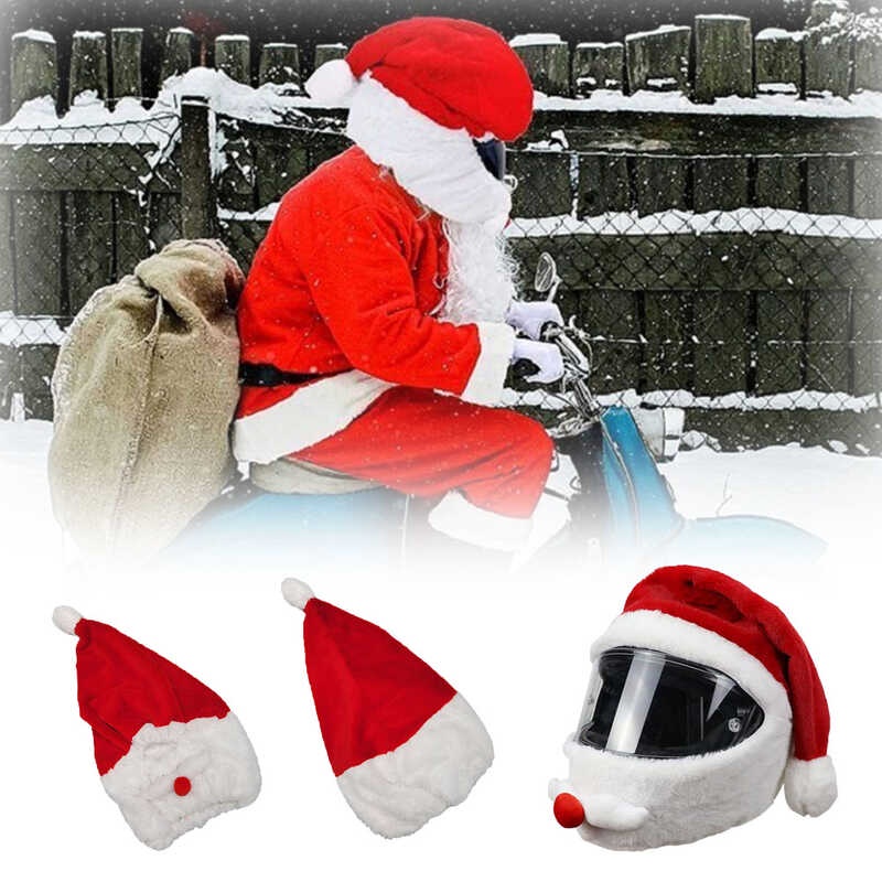Bigla Christmas Santa Styling Funny Helmet Decoration Cap Full Face ...