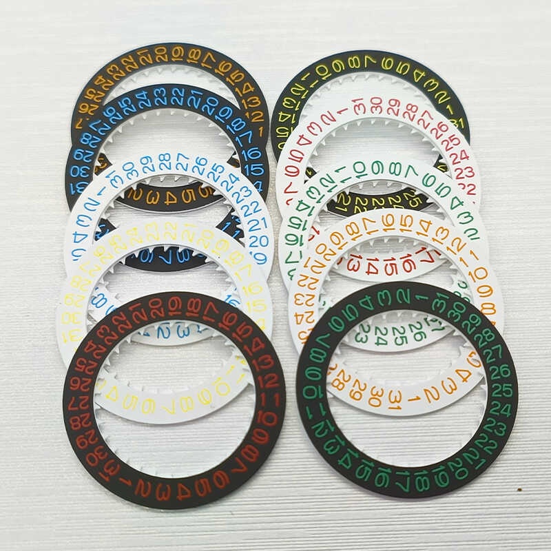 Panoorin ang mga Movement Accessories Calendar Dial Black White Date ...