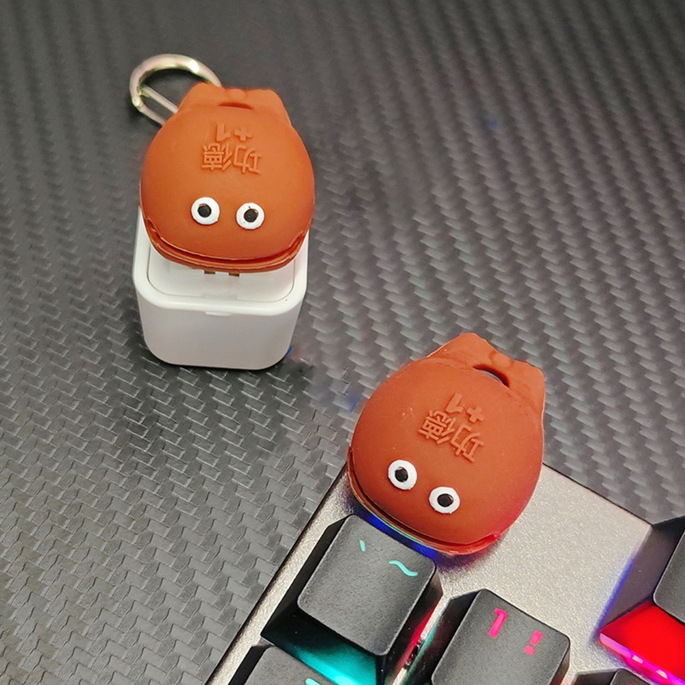 Creative Pressing Electronic Wooden Fish Keychain Crayon Shin-chan ...