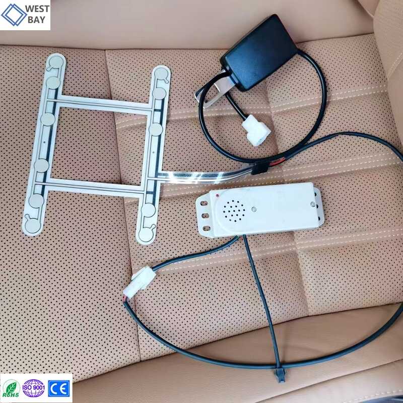 Seatbelt Buckle Latch Speaker Alert Alarm Occupancy Pressure Sensor Set ...