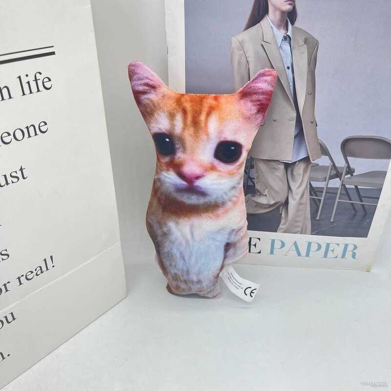Yelan MeMe el gato cat Plush Dolls Gift For Children Funny Munchkin ...
