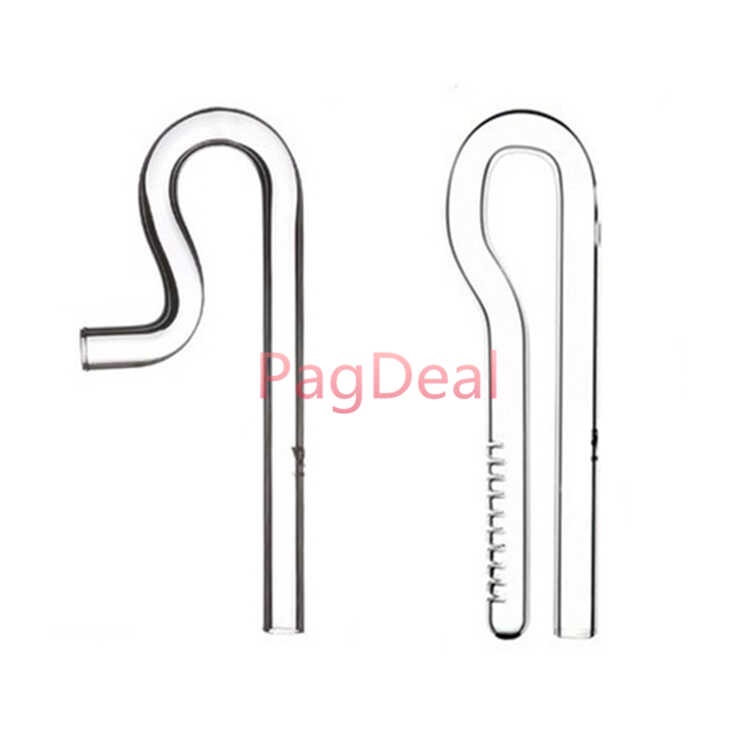 Glass Lily Pipe Mini Iow Outflow Set Voilet Spin Poppy Jet 10Mm 13Mm ...