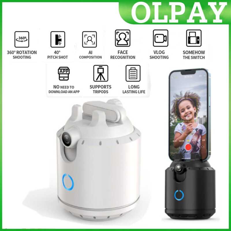 Auto Face Tracking Camera Gimbal Stabilizer Smart Shooting Holder 360 ...