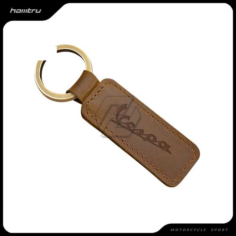 Motorcycle Keychain Cowhide Key Ring Case Para Sa Vespa LX LXV Sprint ...