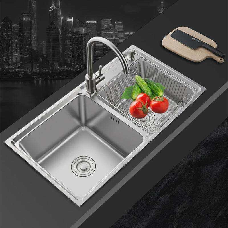 Sink, kitchen sink, vegetable basin, SUS304 stainless steel sink, bowl ...