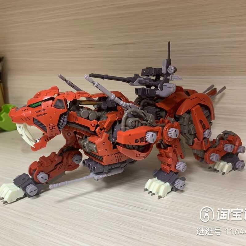 Building BT Blocks ZOIDS EZ-016 Red Saber Tiger 1:72 Scale Full Action ...