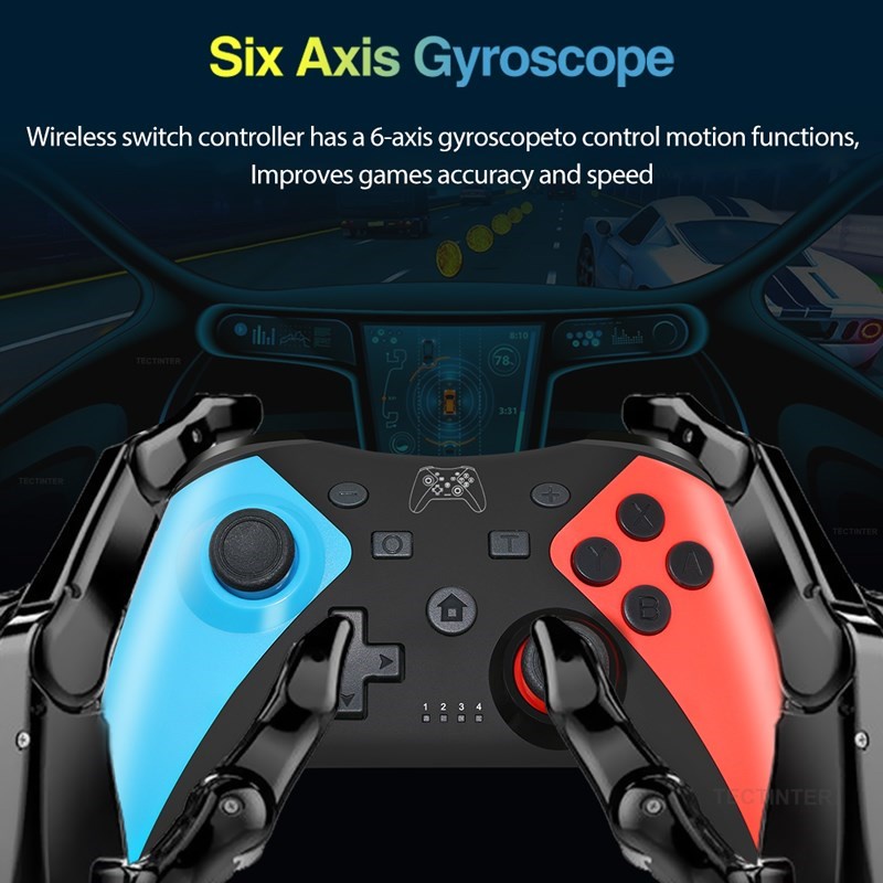Wireless Controller Turbo Dual Vibration 6 Axis Dualshock Pc Gamepad