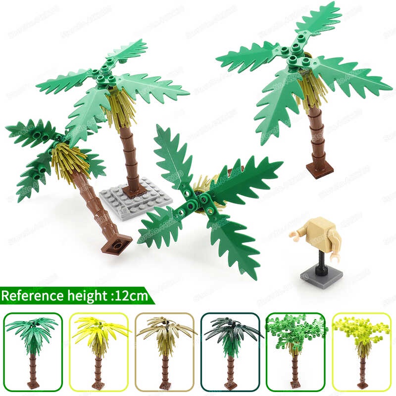 Palm Tree Building Blockmoc Plant Assembly Figures Trees Tropical ...