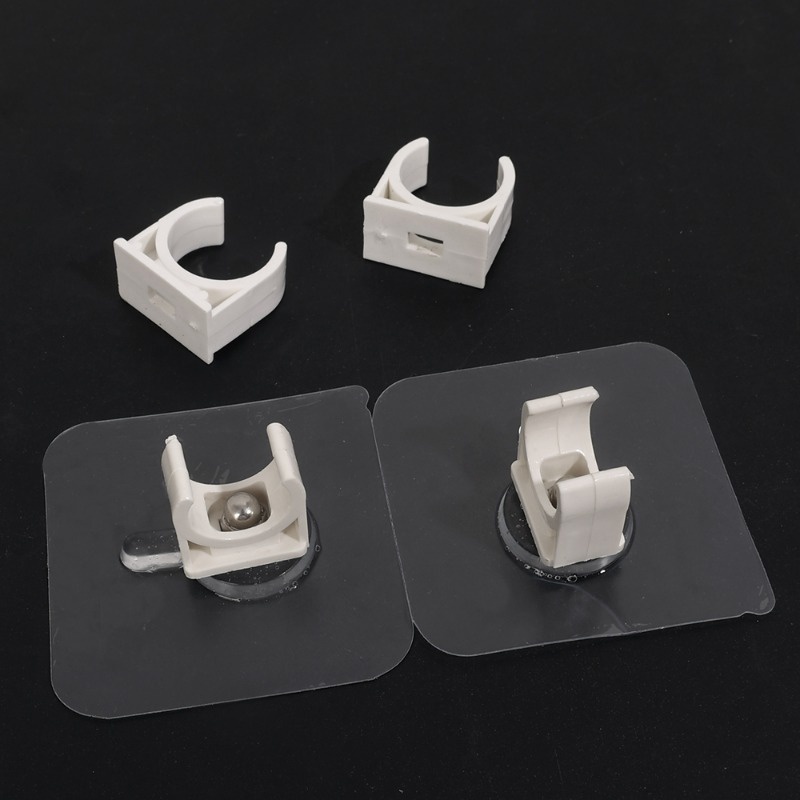 Self-adhesive Water Pipe Clamp - Adhesive Plastic Water Tube Hooks ...
