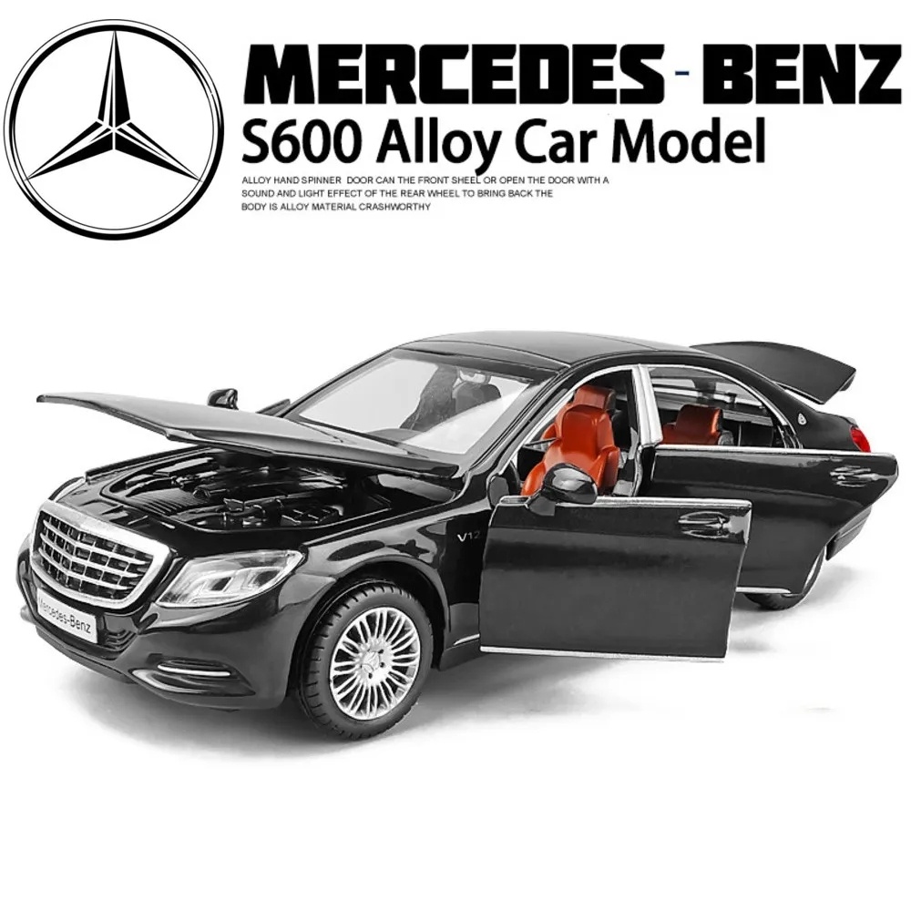 1:32 Scale Mercedes Benz Toy Car Models Maybach S600 Alloy Die cast ...