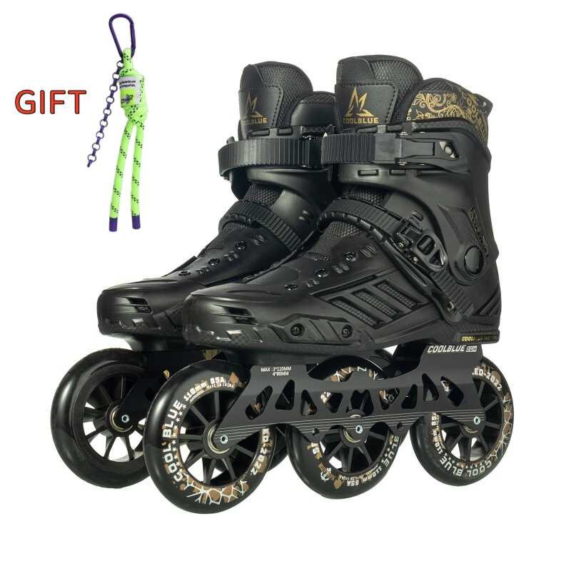 Professional Inline Skates 3 wheels Roller Skates Shoes Men Speed ...