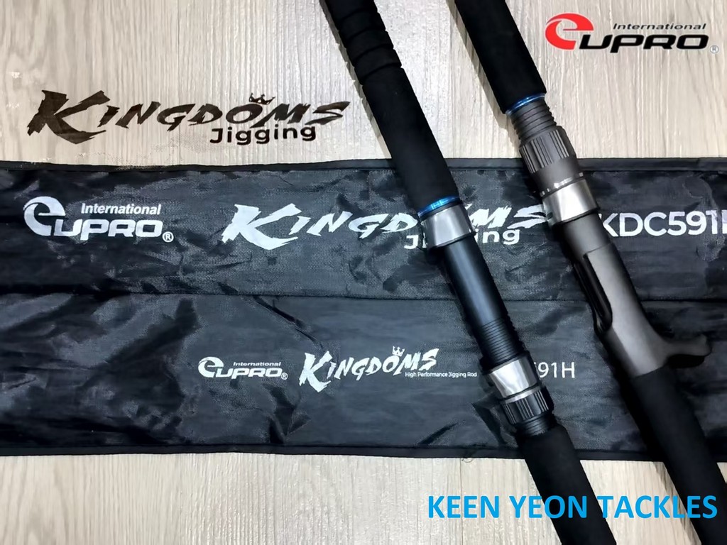 EUPRO KINGDOMS JIGGING FISHING ROD ( SPINNING/ BAITCASTING ) | Shopee ...