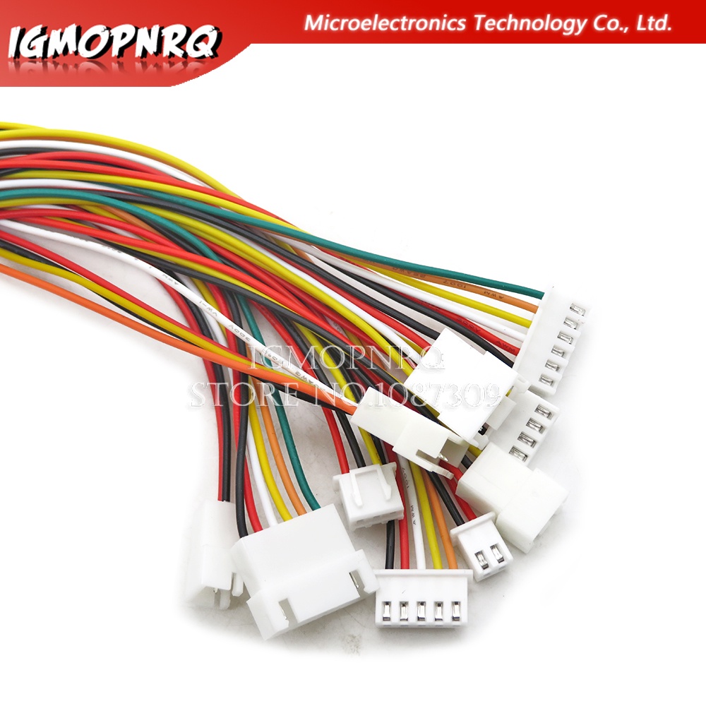 XH2.54mm JST Connector 2P 3P 4P 5P 6P 7P 8P cable connectors wire connectors Plug Socket JST XH2 ...