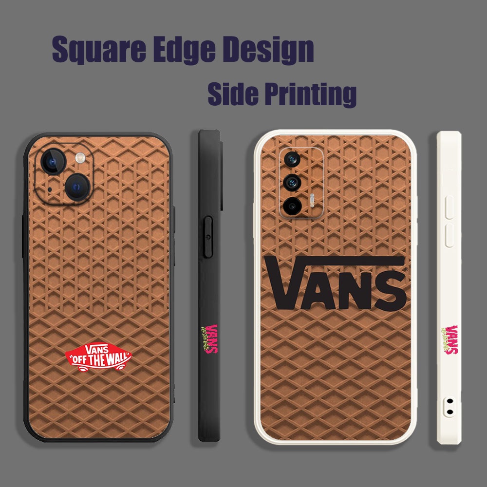 Casing For Realme C11 C12 C15 5 5i 5s C21Y Van waffle brown chocolate ...