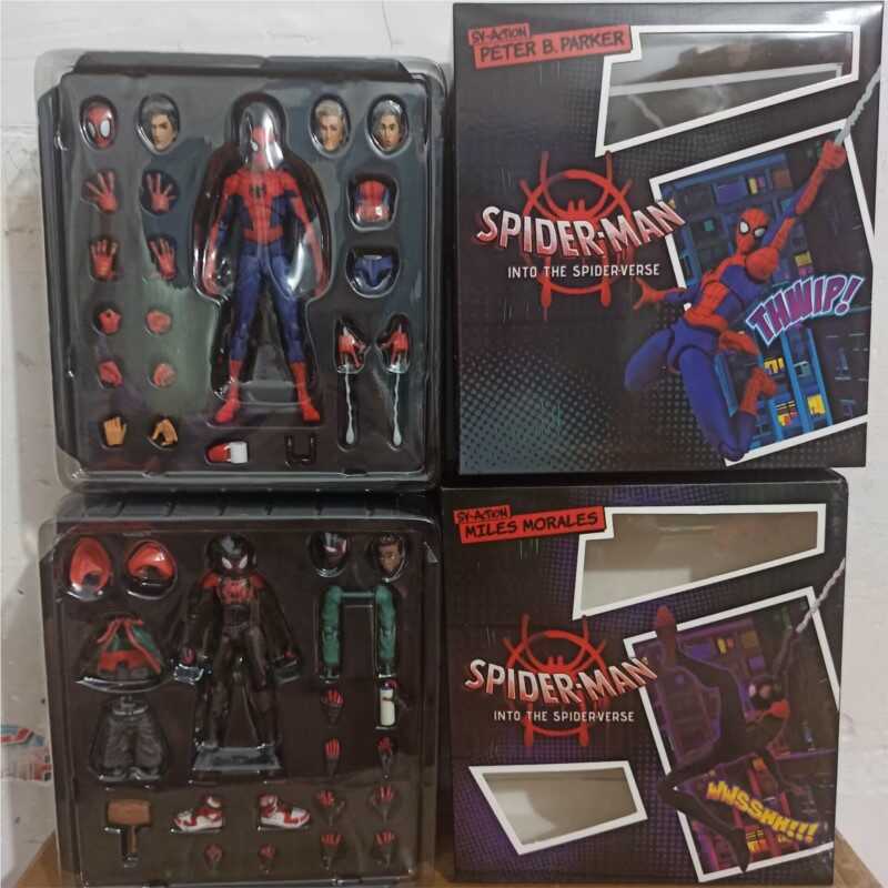 Sentinel Sv Action Into The Spider-Verse Miles Morales Er B Parker ...