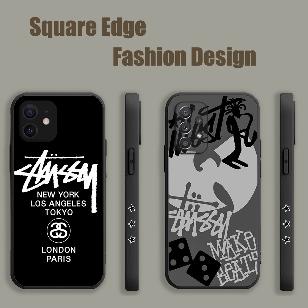 Casing For Samsung A7 2018 A13 Lie A01 A3 M01 A24 A54 A04 A04s A25 Core Stussy vintage aesthetic ...