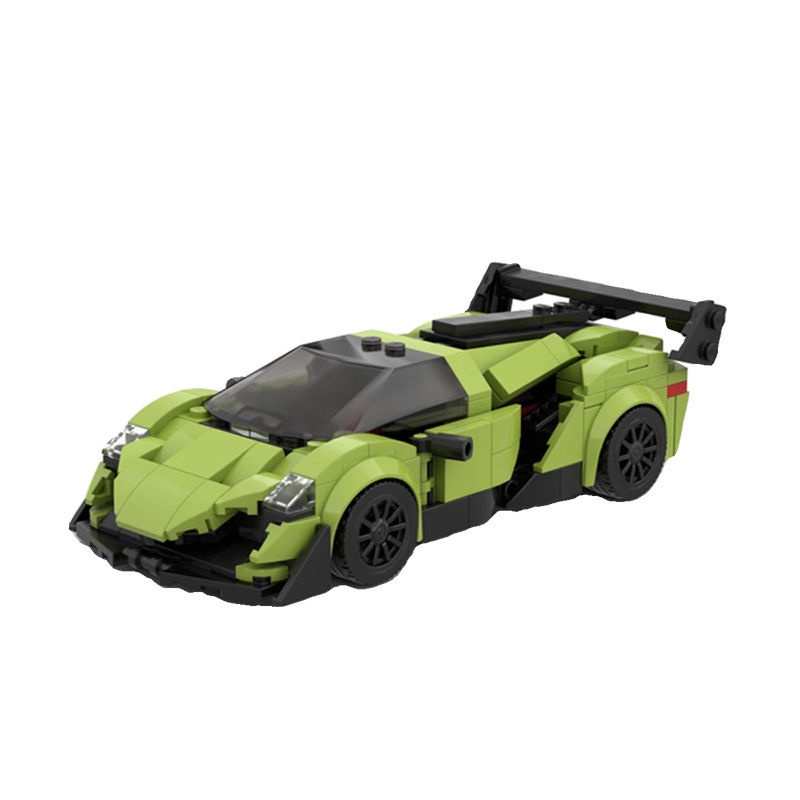 MOC Lamborghini Veneno V2 Speed Champions Sports Cars Building Blocks ...