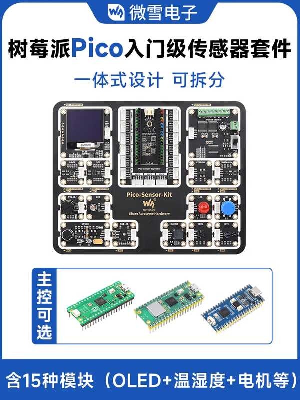 Raspberry Pi Pico entry-level sensor integrated programming development ...