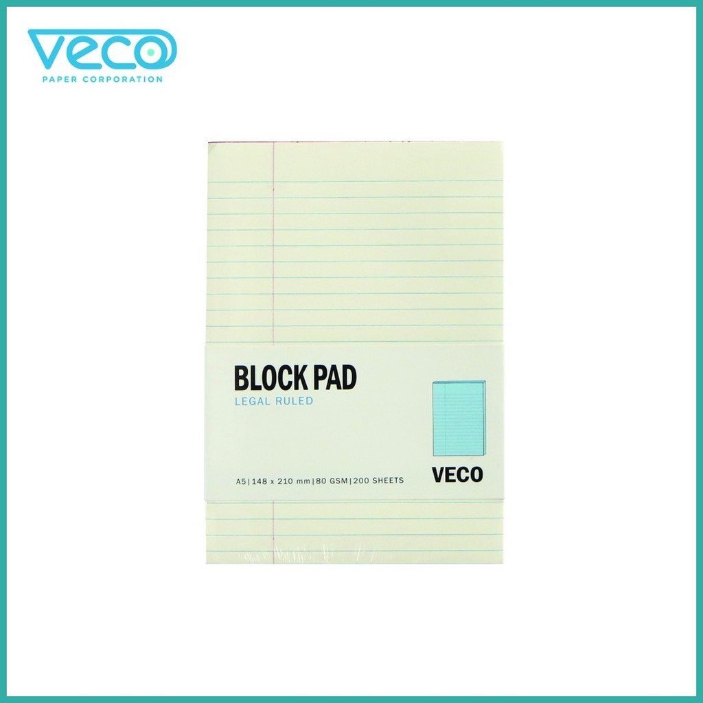 ♥ Veco Block Pad Legal Ruled (1pc) | Shopee Philippines