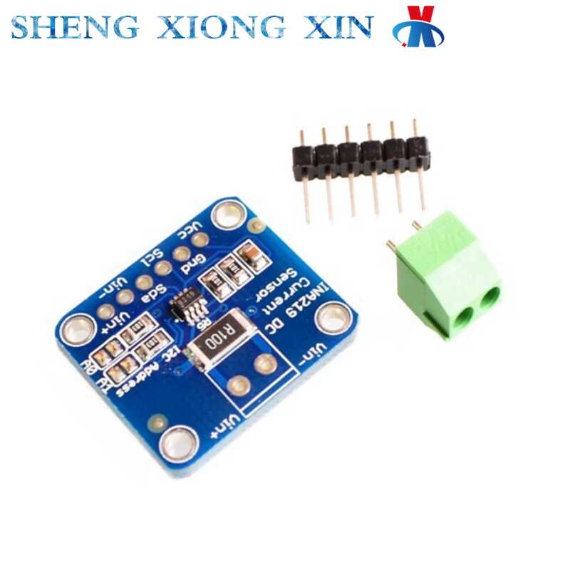 5pcs MCU-219 INA219 I2C Interface Zero Drift Bidirectional Current/Power Monitoring Sensor ...