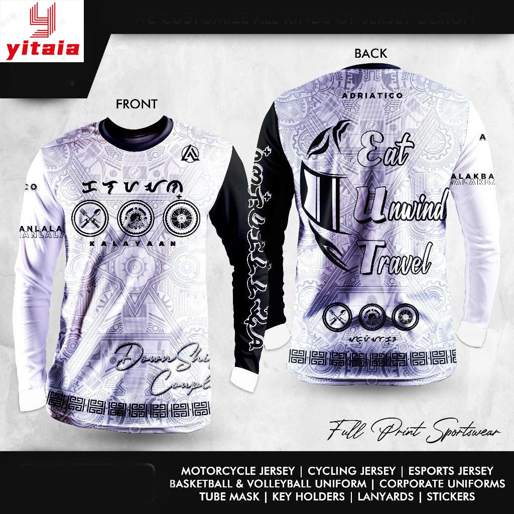 yitaia Adriatico Clothing x Downshift Couple Version 2 Motojersey | MOTOVLOG | Shopee Philippines