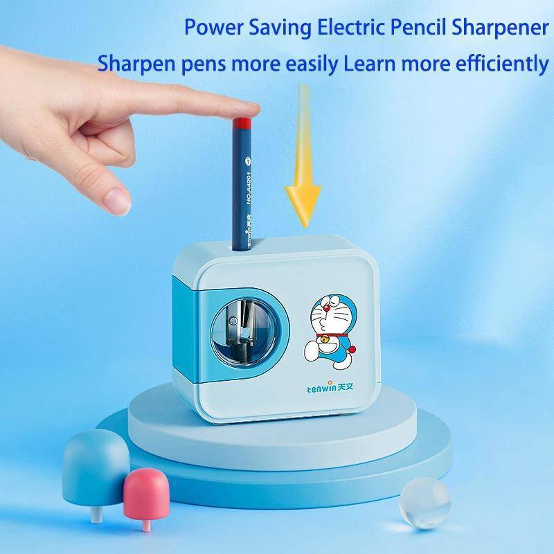 Electric Doraemon Stationery Set Cartoon Office Student School Supplies ...