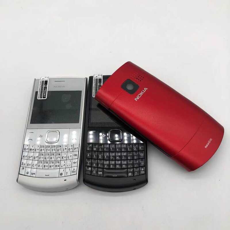 Para Sa Nokia X2-01 Mobile Phone Unlocked Original Keyboard Symbian OS ...