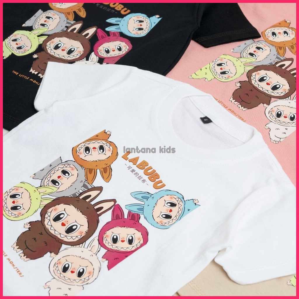 ☢ Lantanakids Kaos Anak The Monster Labubu Cotton 30S Premium Baju Anak ...