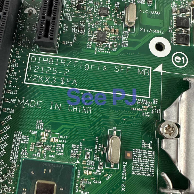 Optiplex Dell 3020 SFF Motherboard Small Chassis 1150 H81 0Wmj54 4Yp6j ...