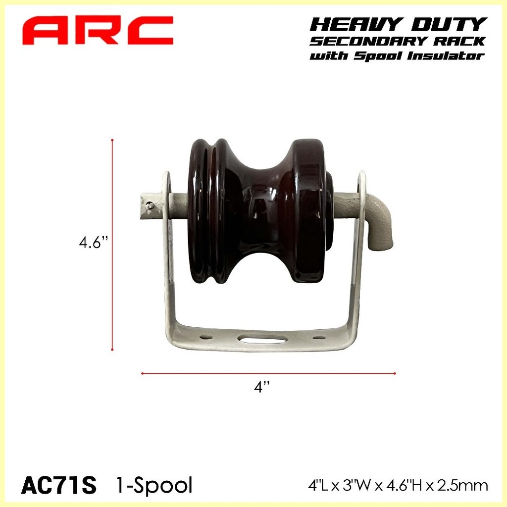 HAMMER Electrical Secondary Rack with Porcelain Spool Insulator 2/3 ...