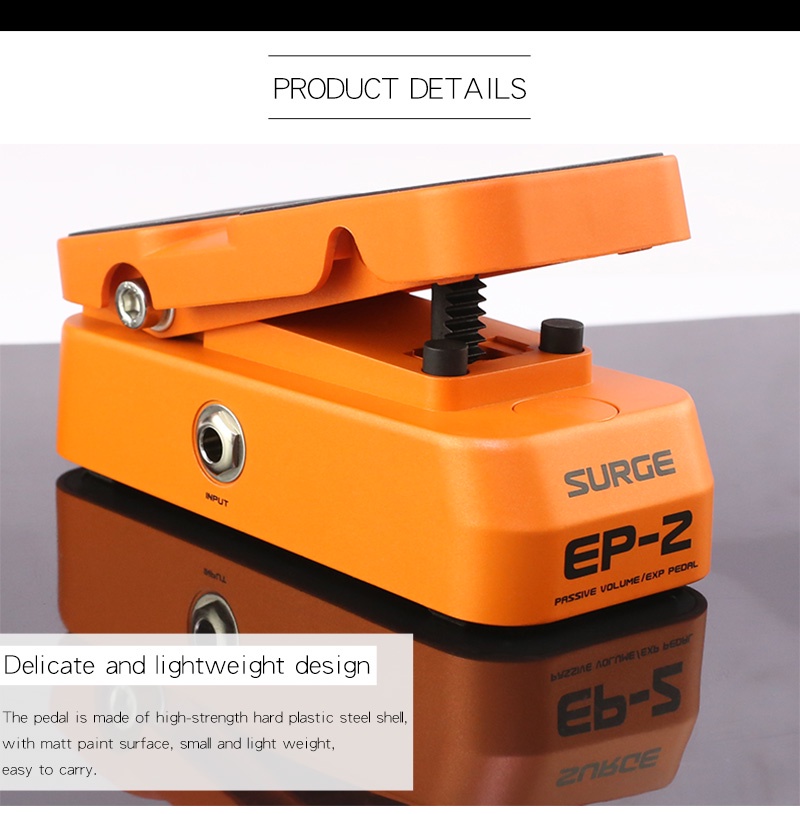 Valeton EP-2 2 in 1 function volume expression control pedal mini stompbox pedal 2 power foot ...