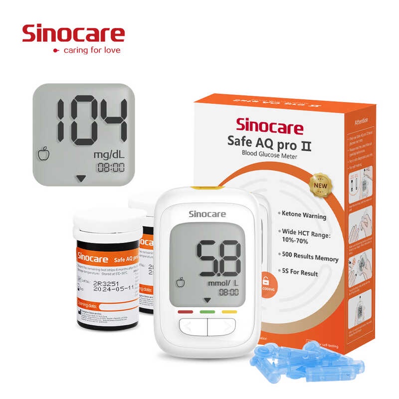Sinocare Best Glucometer Price Blood Glucose Meters Blood Sugar Monitor ...