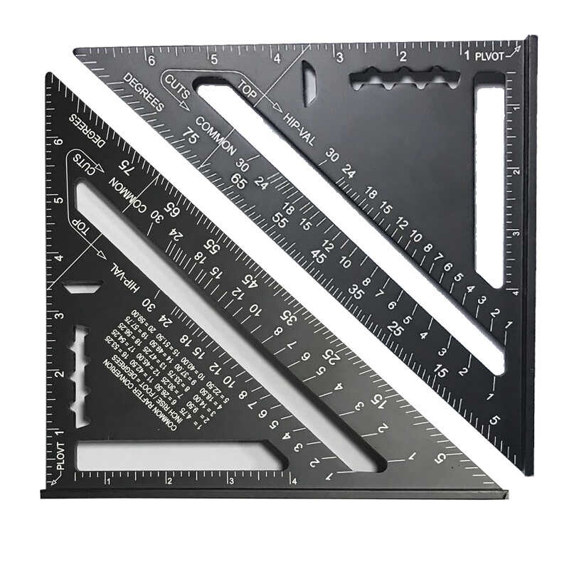 7 Inch Angle Protractor Miter Gauge Set Square Measuring Triangular ...