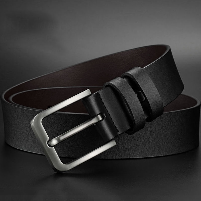 CEXIKA Men's Adjustable Leather Belt - Extended Sizes 130-170cm, Pin ...