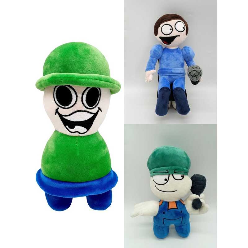 * Friday Night Funkin Dave at Bambi Stuffed Dolls FNF Plush Toys Baby ...