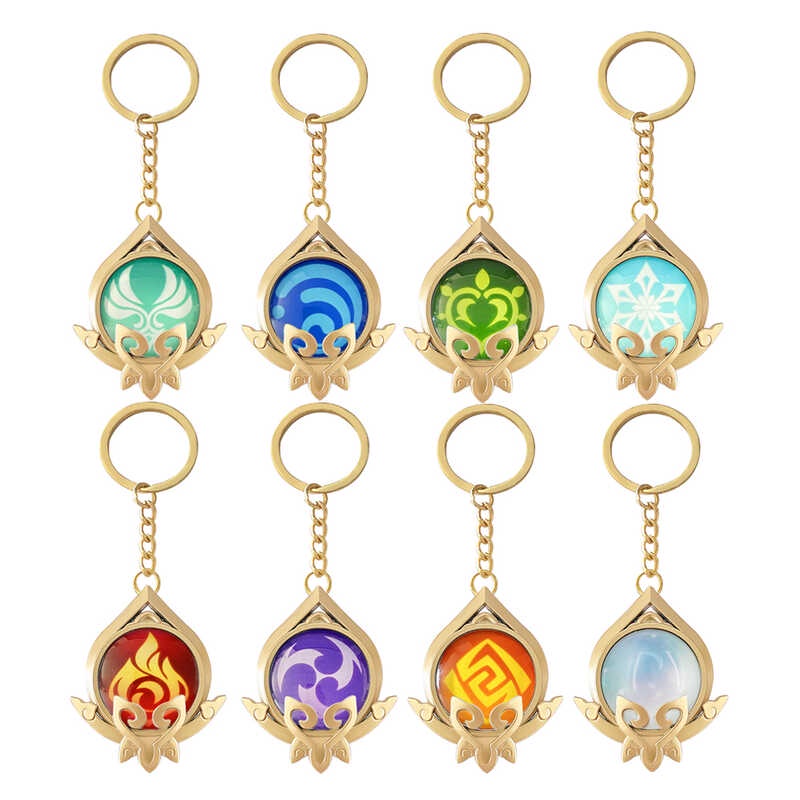Genshin Impact Keychain Cosplay Venti Vision ng Diyos Anime Yae Miko ...