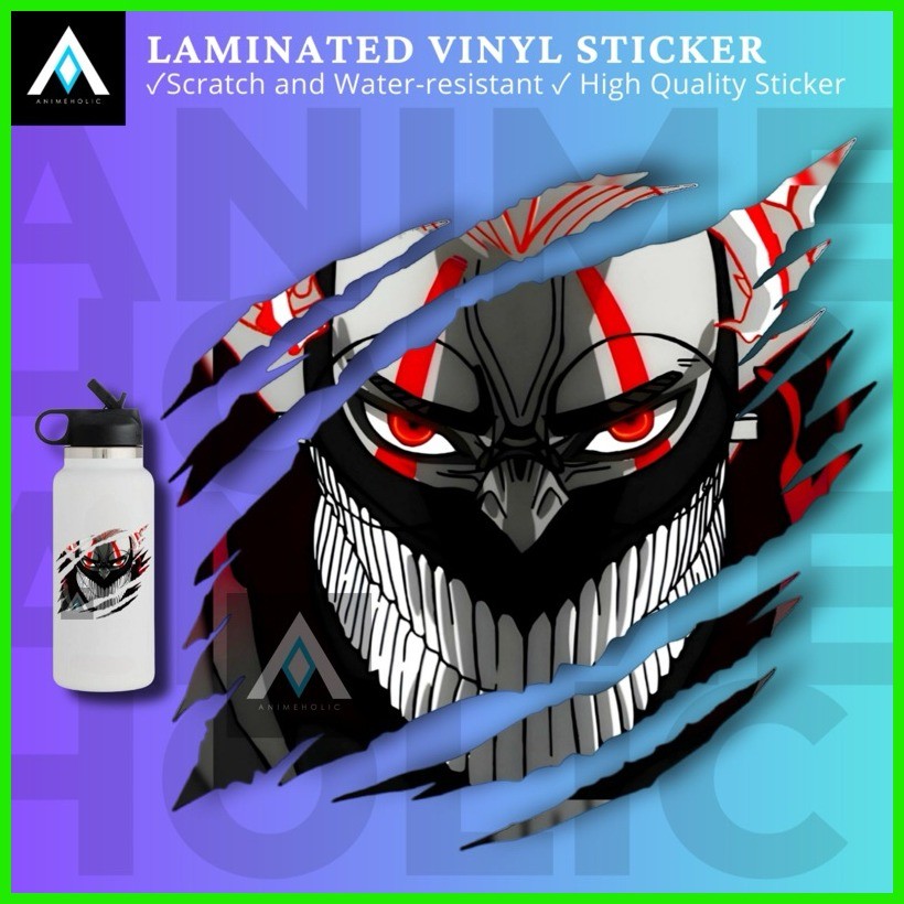 ۩ ♟ DAN DA DAN ANIME SCRATCH DESIGN ~ LAMINATED VINYL STICKERS ~ ALL ...