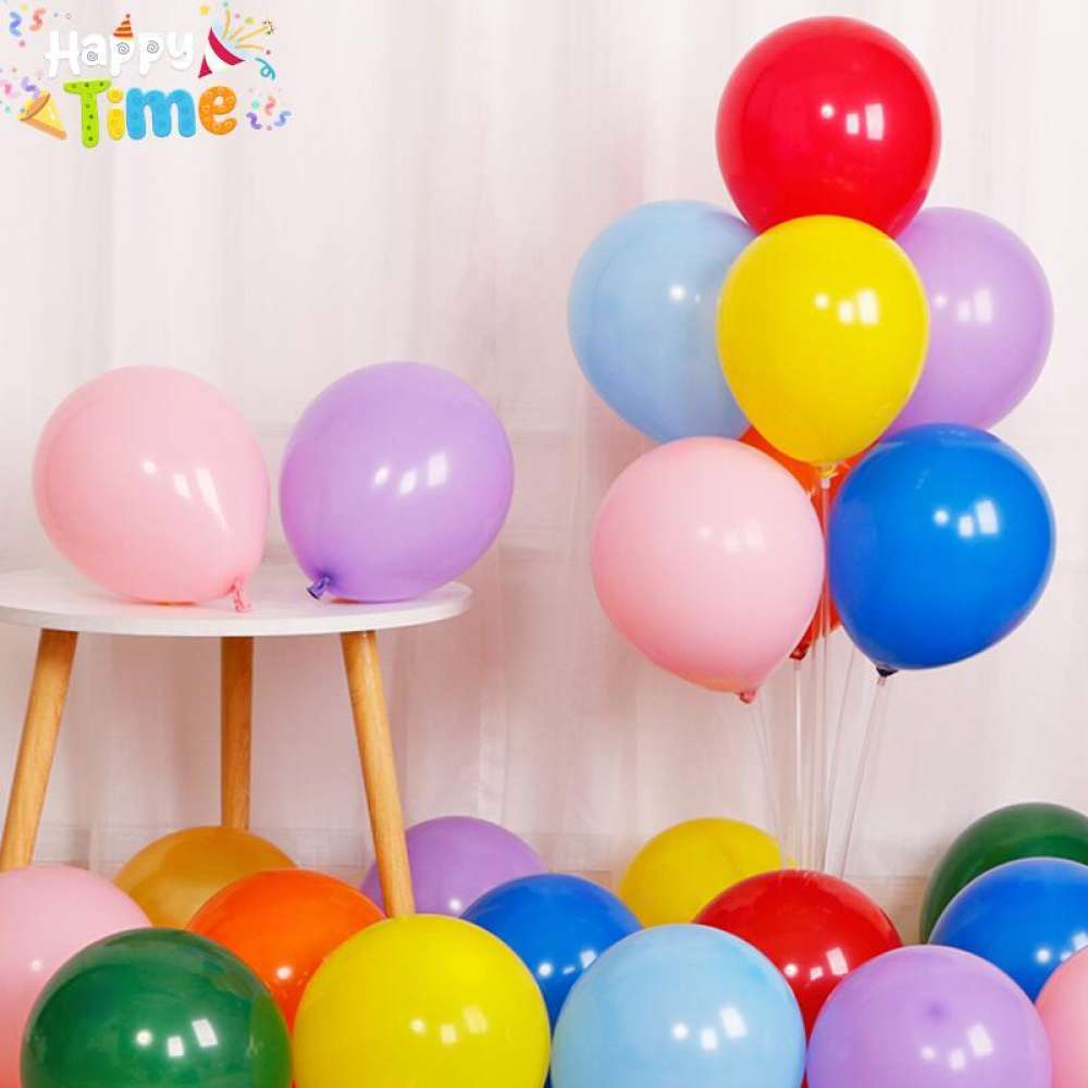 20pcs Matte Balloons Set Colorful Latex Balloon Baby Shower Anniversary ...