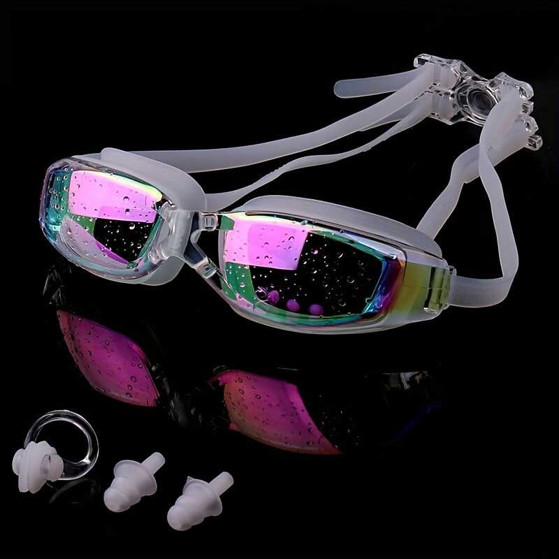 Mga Goggles Pag-Swim Gamit Ang Nose Clip At Earplugs Para Sa Kababaihan ...