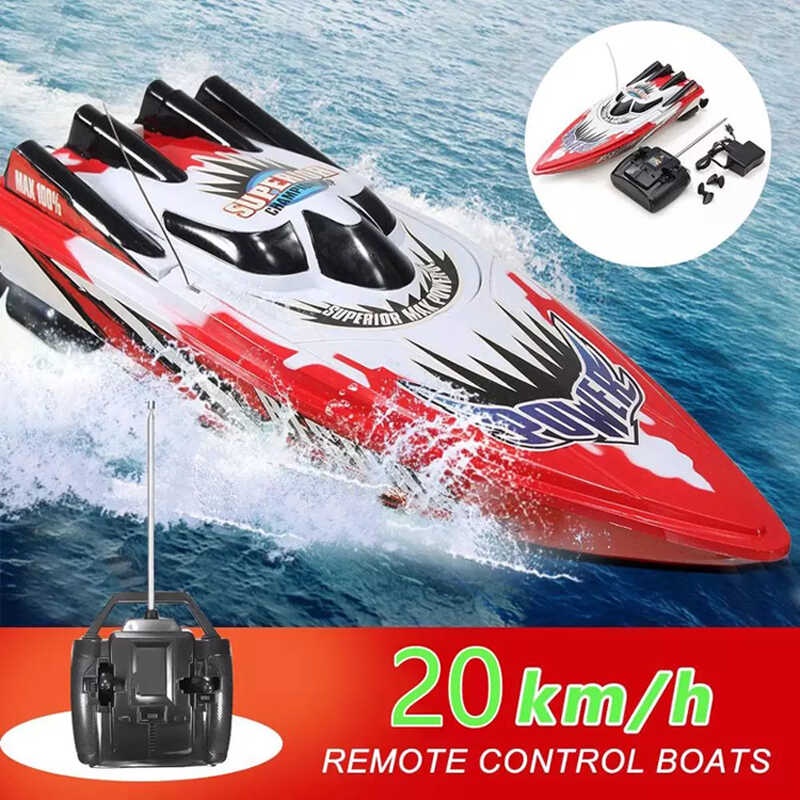 Boat Electric 20Km/H High Speed Radio Remote Controlled Speedboat ...