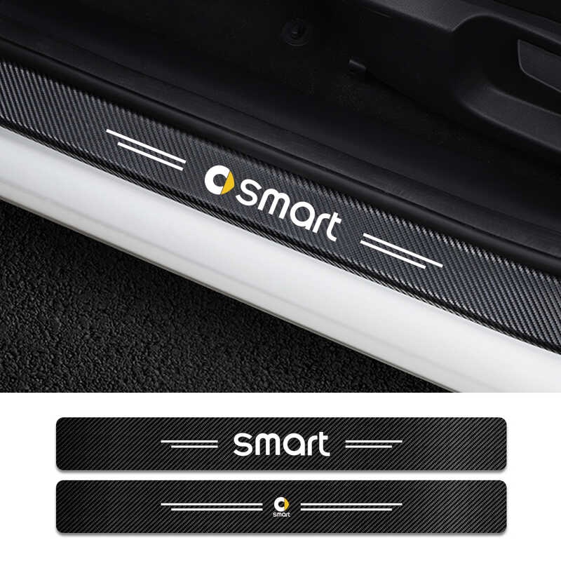 Car Threshold Plate Stickers Para Sa Smart Eq Fortwo Forfour 453 451 ...
