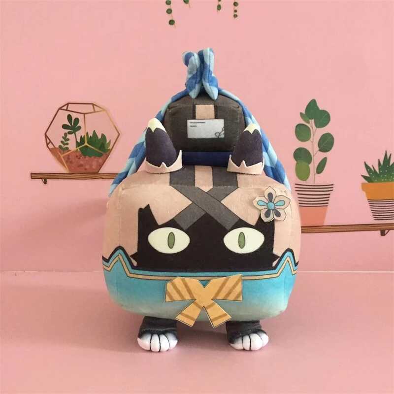 Anime Game Genshin Impact Kirara Cat Express Box Plush Toys 30Cm ...